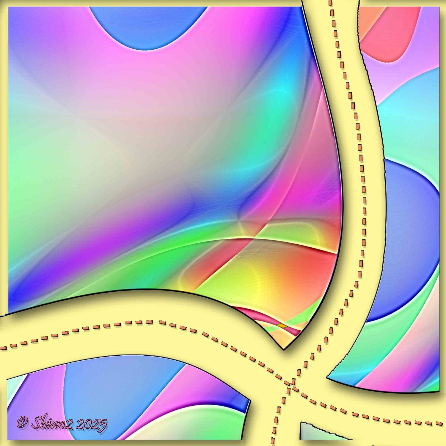 Solve Crossroads jigsaw puzzle online with 64 pieces