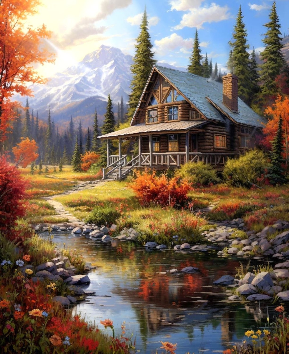 Jigsaw Puzzle | 80 pieces | Fall Approaching | Jigidi