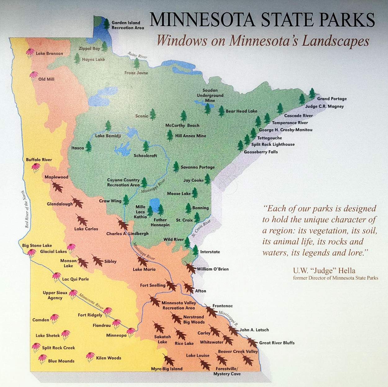 Solve Minnesota State Parks jigsaw puzzle online with 100 pieces