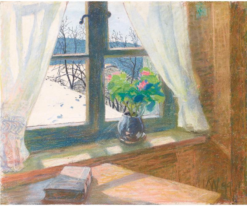 Solve Karl Edmund Walser (Swiss, 1877–1943), Looking Out the Window ...