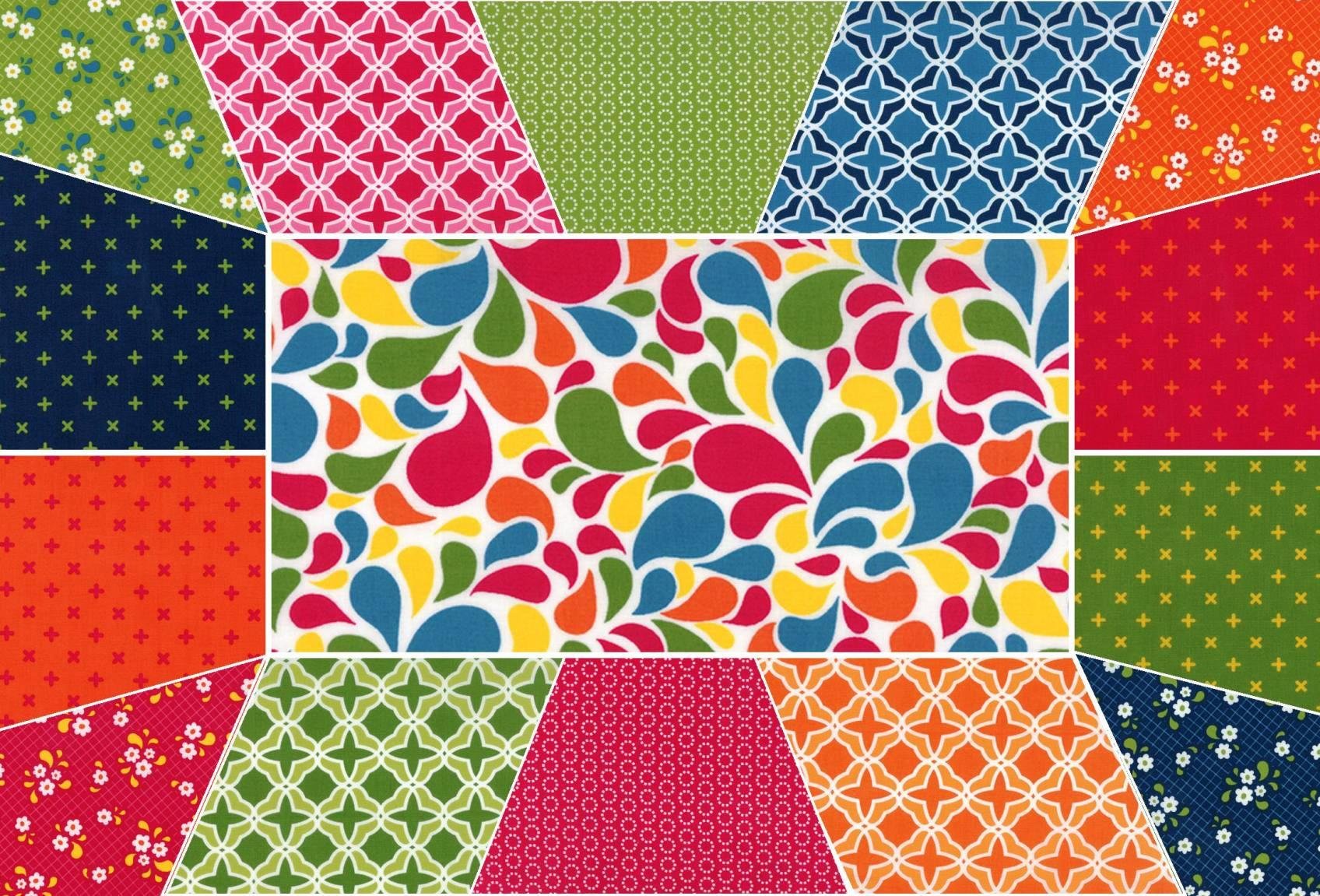 Solve Fabric patchwork jigsaw puzzle online with 70 pieces