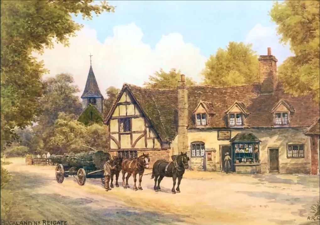 Solve Buckland nr Reigate - Alfred Robert Quinton jigsaw puzzle online ...