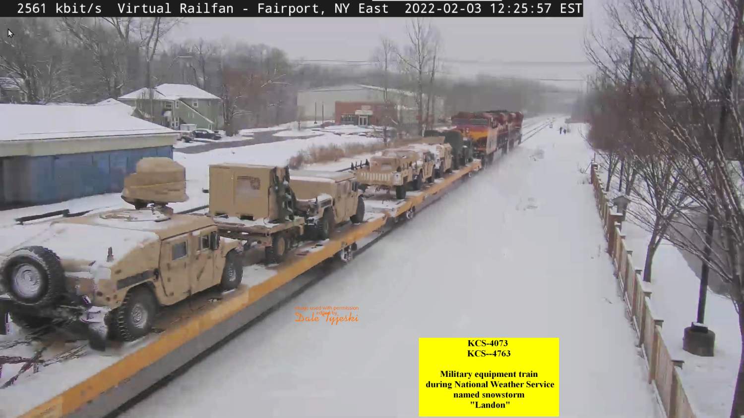 Solve KSC-4072 & KCS-4763 military equipment thru Fairport,NY/USA in the Snow 45-pc jigsaw ...