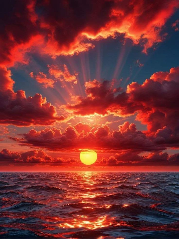 Solve Sunset jigsaw puzzle online with 35 pieces