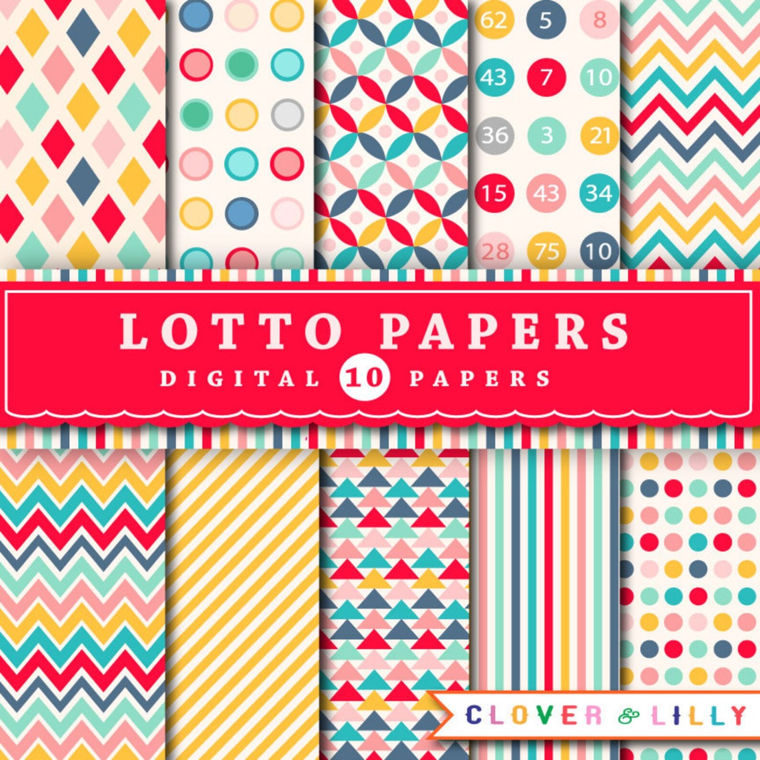Solve Lotto Papers jigsaw puzzle online with 100 pieces