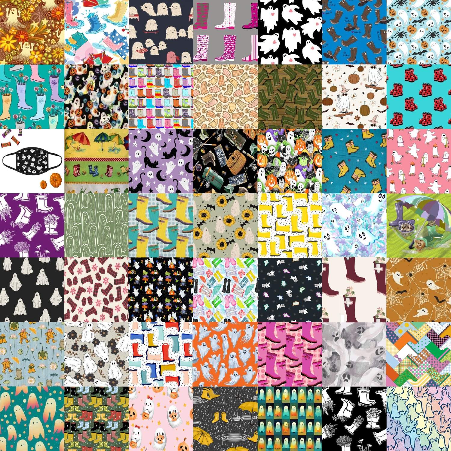 Solve Ghosts and Galoshes jigsaw puzzle online with 196 pieces