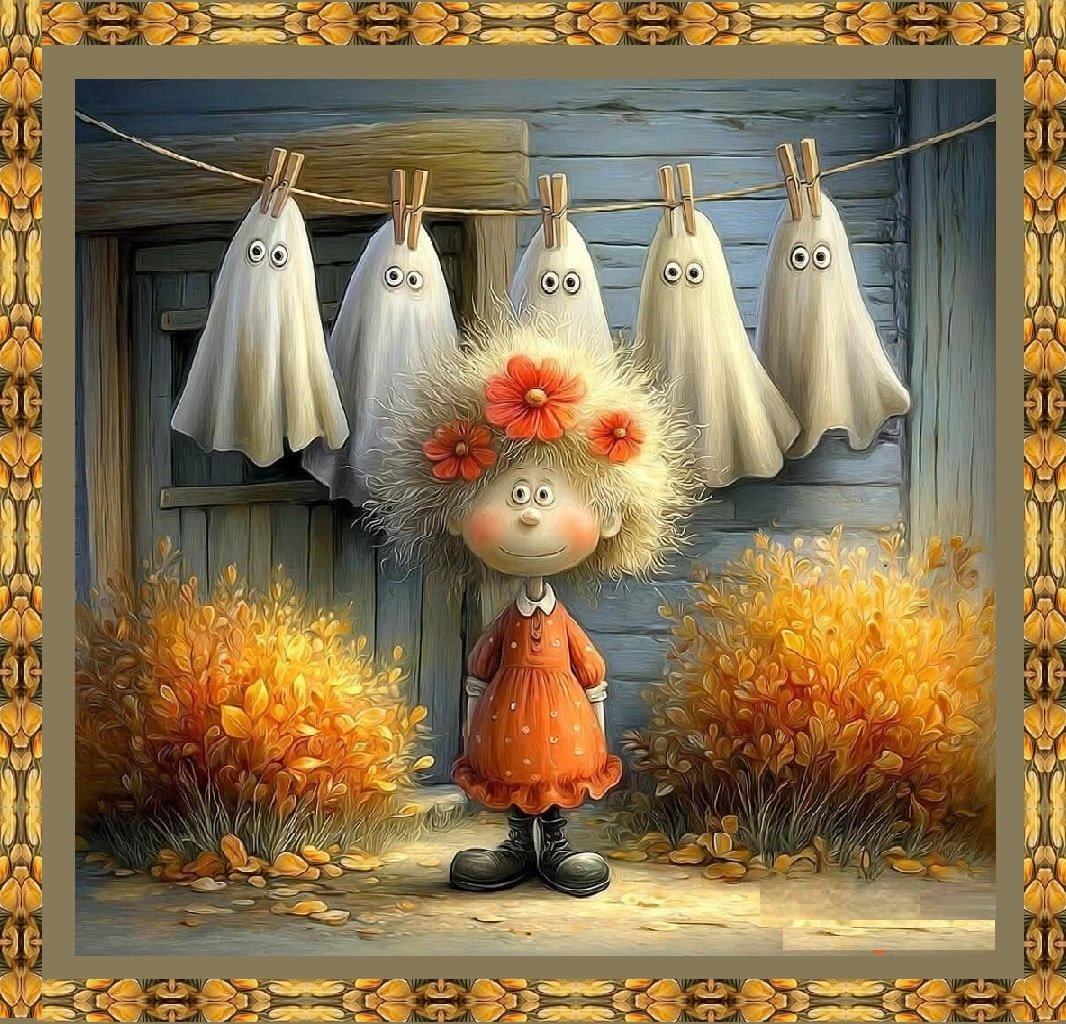 Solve Boo Laundry jigsaw puzzle online with 255 pieces