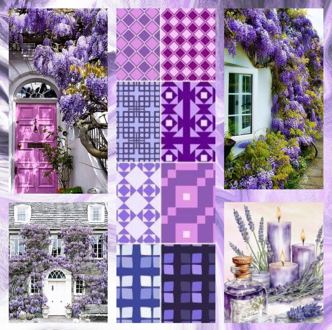 Solve Lavender and Lilac jigsaw puzzle online with 64 pieces