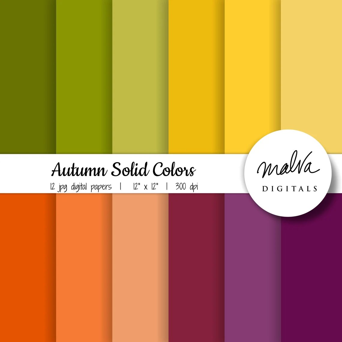 Solve Autumn Solid Colors jigsaw puzzle online with 49 pieces