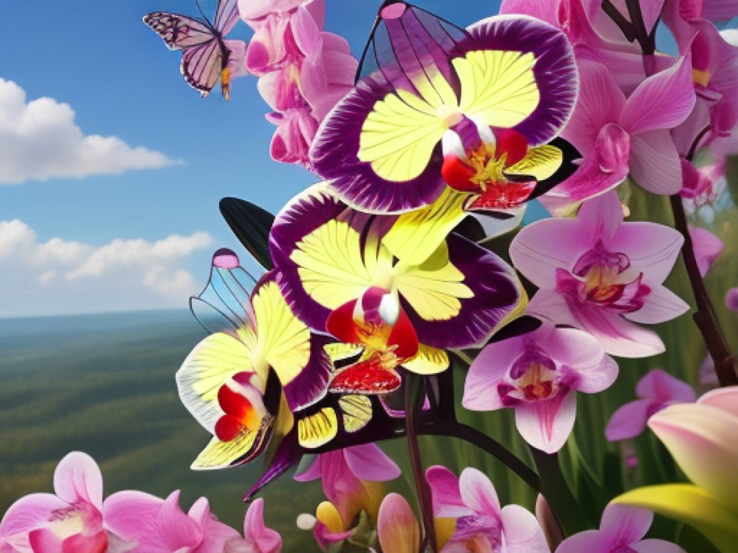 Jigsaw Puzzle | Butterfly Orchid | 99 pieces | Jigidi