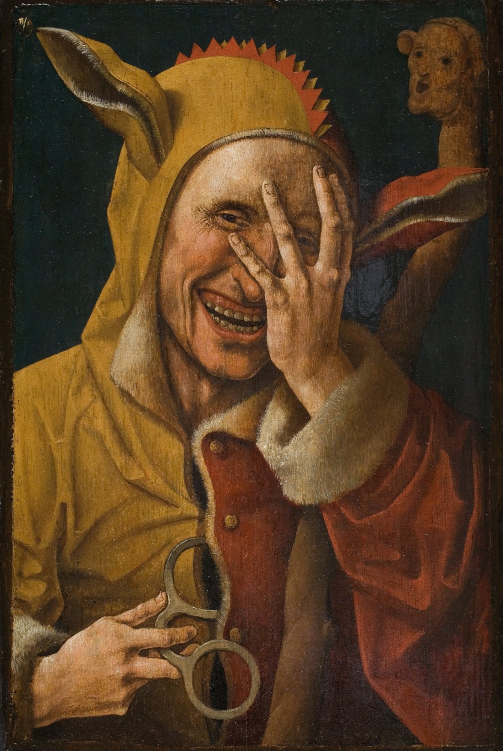 Solve Laughing Fool jigsaw puzzle online with 345 pieces