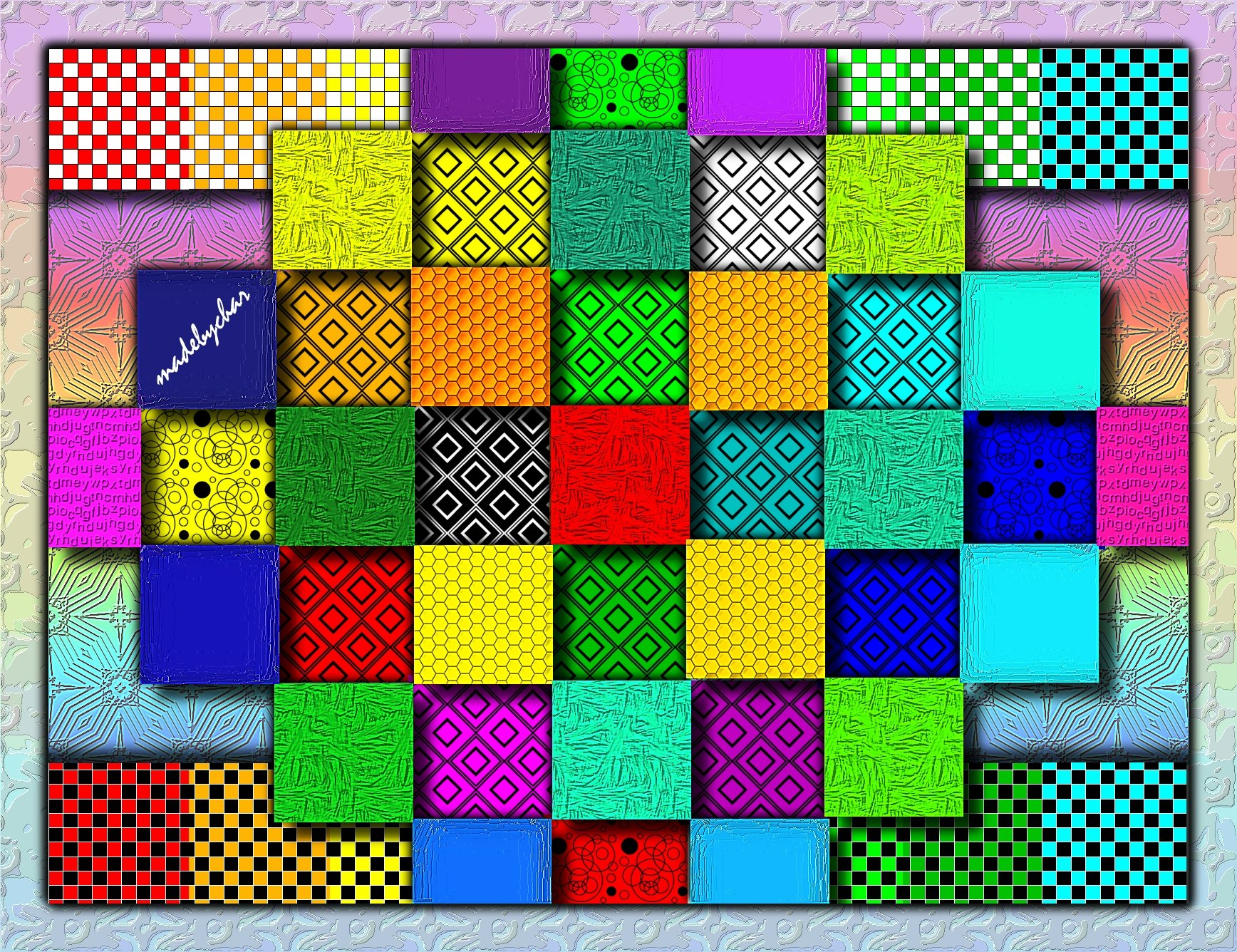 Solve Squares etc... jigsaw puzzle online with 99 pieces