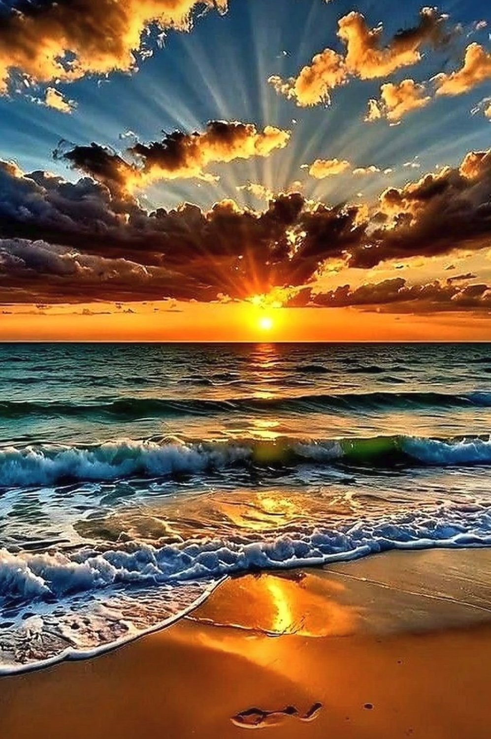 Solve Sunset jigsaw puzzle online with 198 pieces