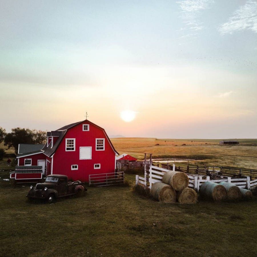 Solve old farm house sm jigsaw puzzle online with 36 pieces