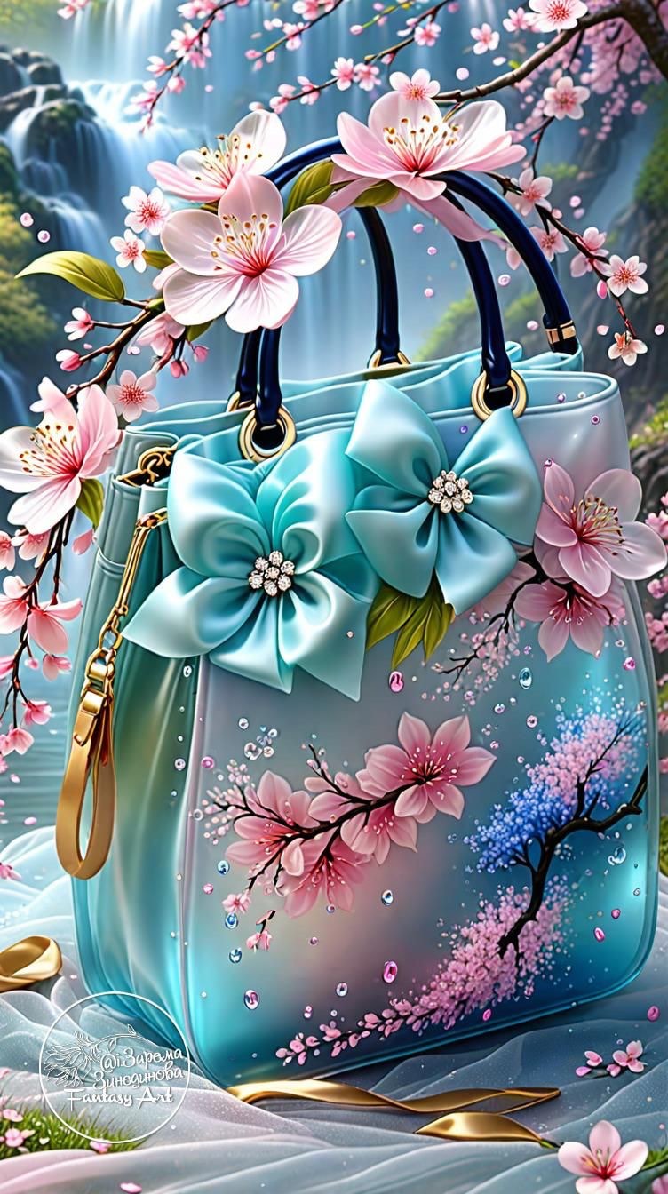 Solve AI Fantasy Purse jigsaw puzzle online with 45 pieces