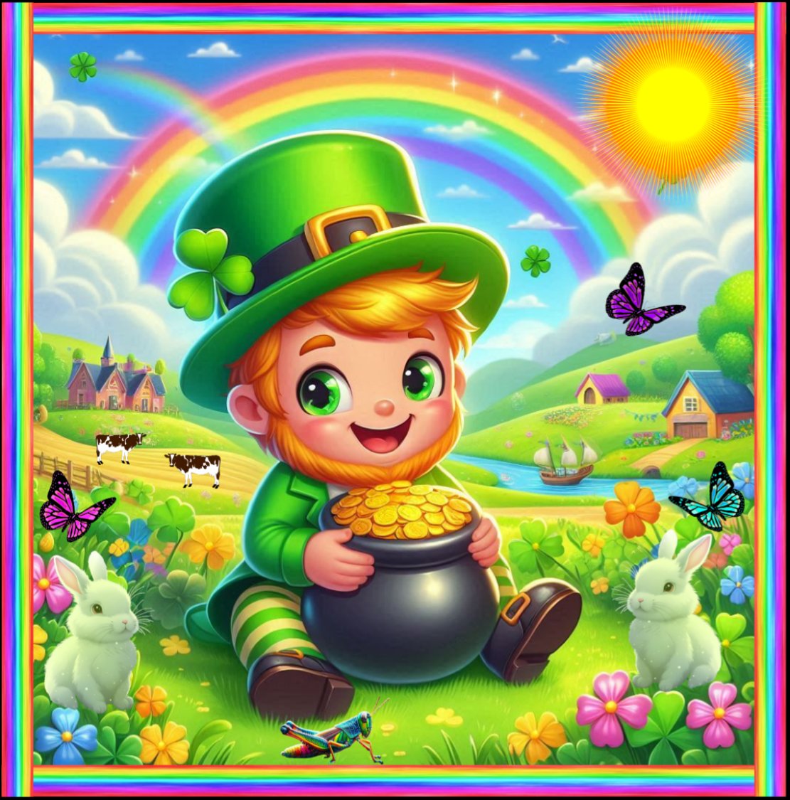 Solve Pot of Gold - resize to 342 jigsaw puzzle online with 16 pieces