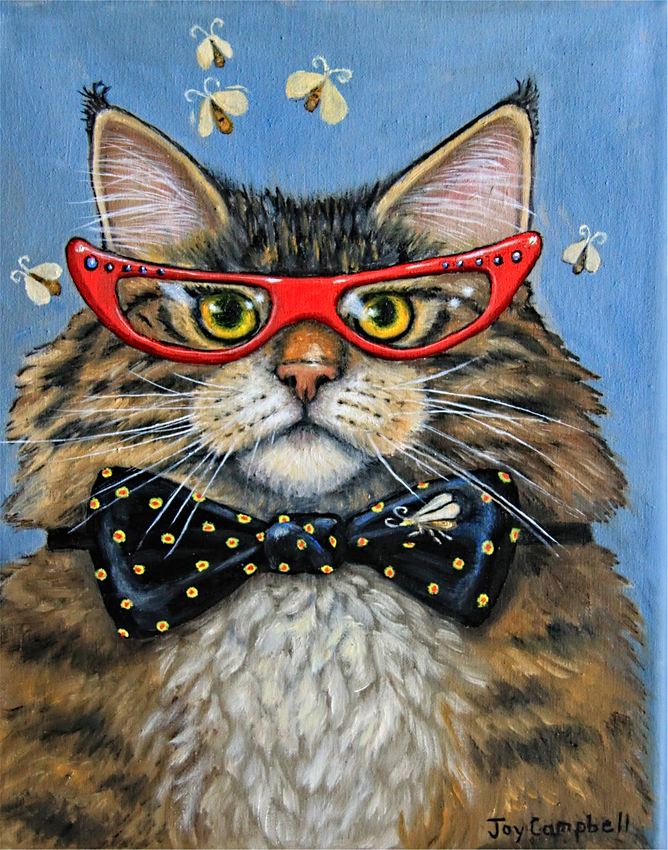 Solve George's Moths by Joy Campbell jigsaw puzzle online with 80 pieces