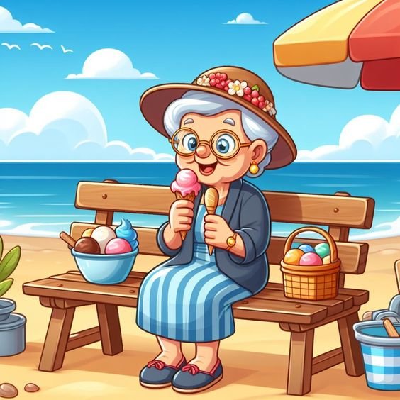 Solve Ihr schmeckt das Eis jigsaw puzzle online with 81 pieces