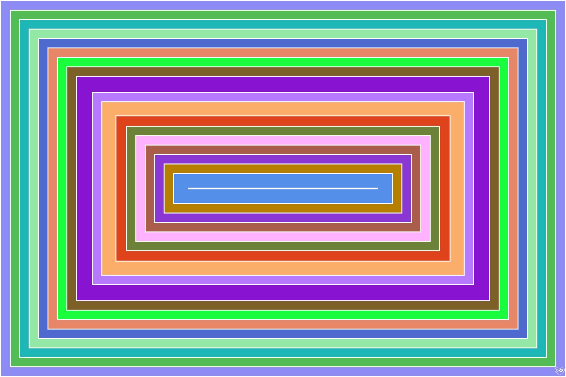 Solve Concentric Rectangles!! ~ H jigsaw puzzle online with 600 pieces