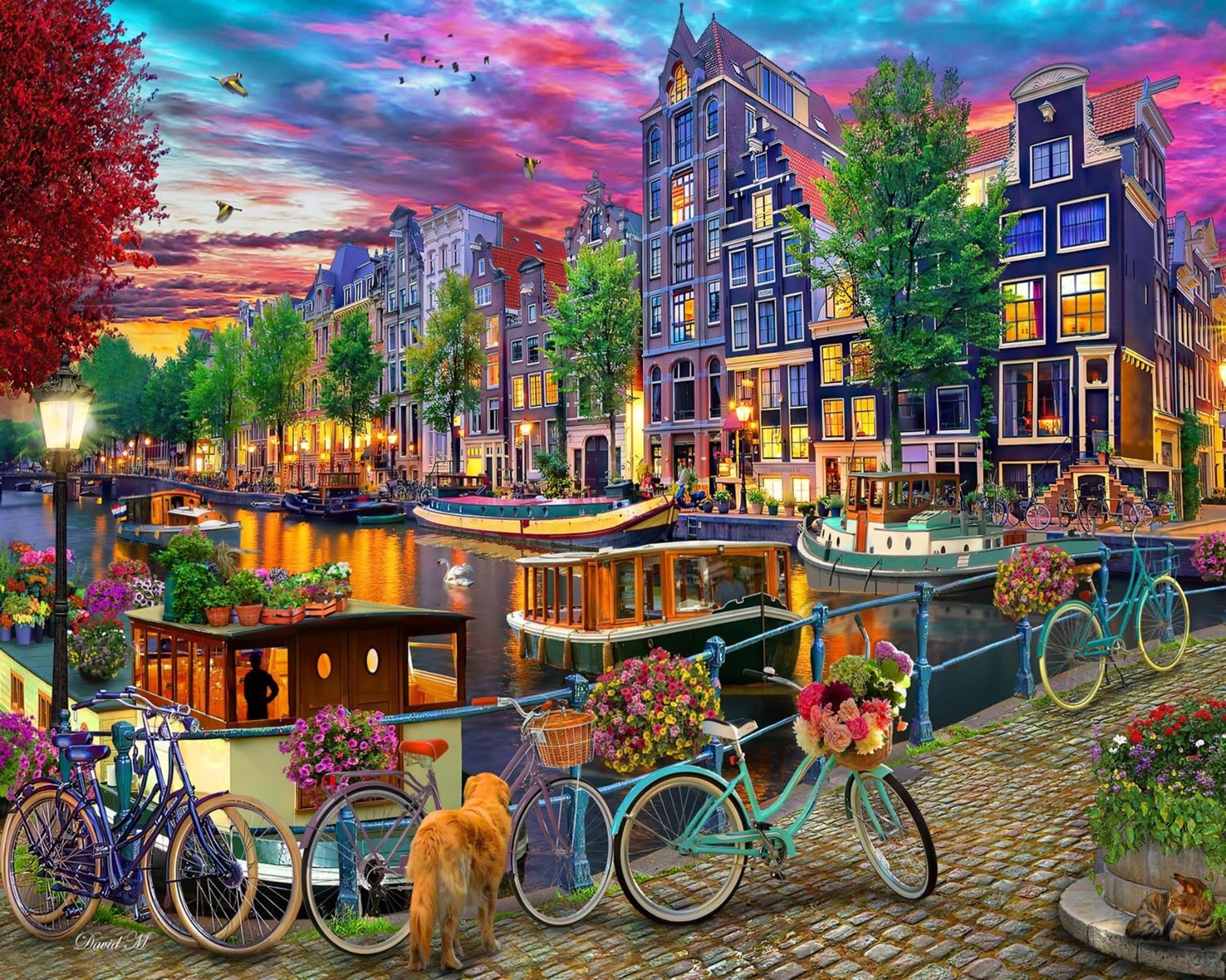 Solve Amsterdam jigsaw puzzle online with 594 pieces