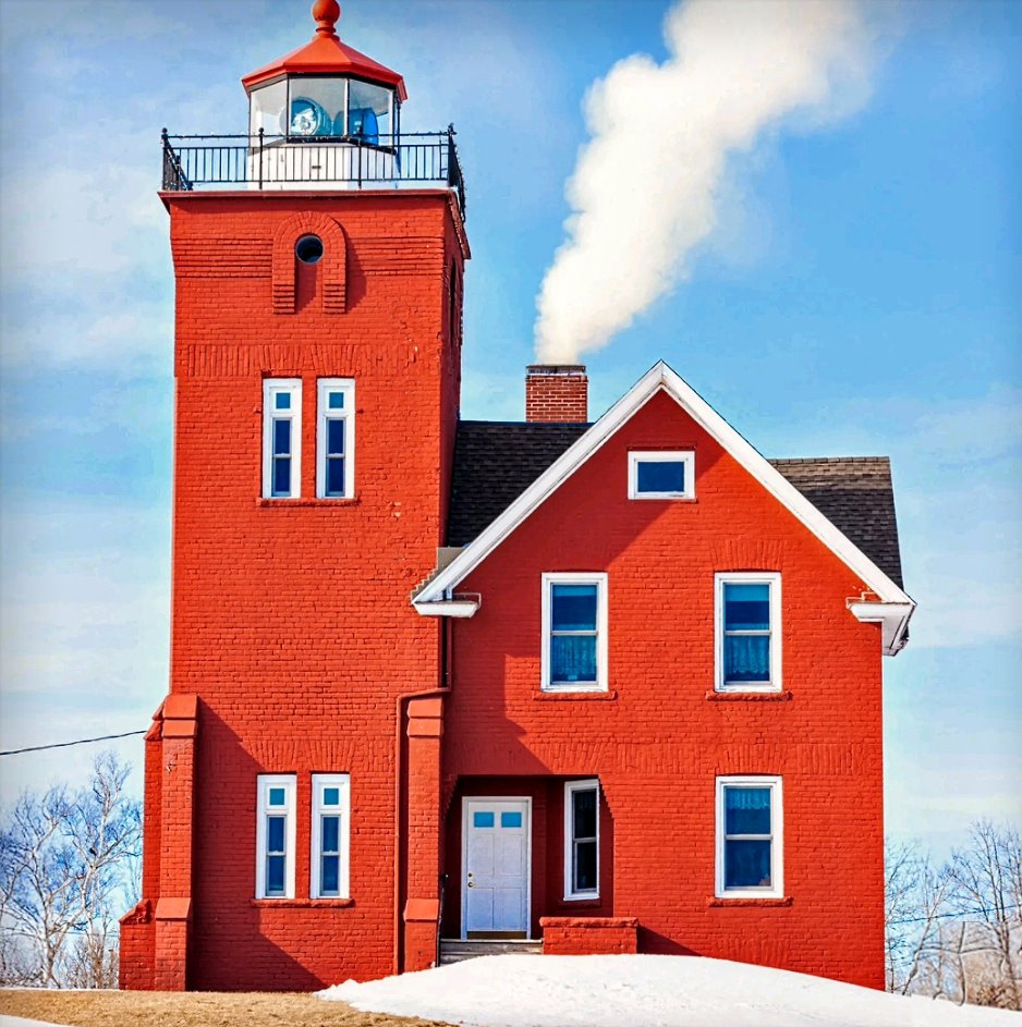 Jigsaw Puzzle | 144 pieces | Two Harbors Lighthouse | Jigidi