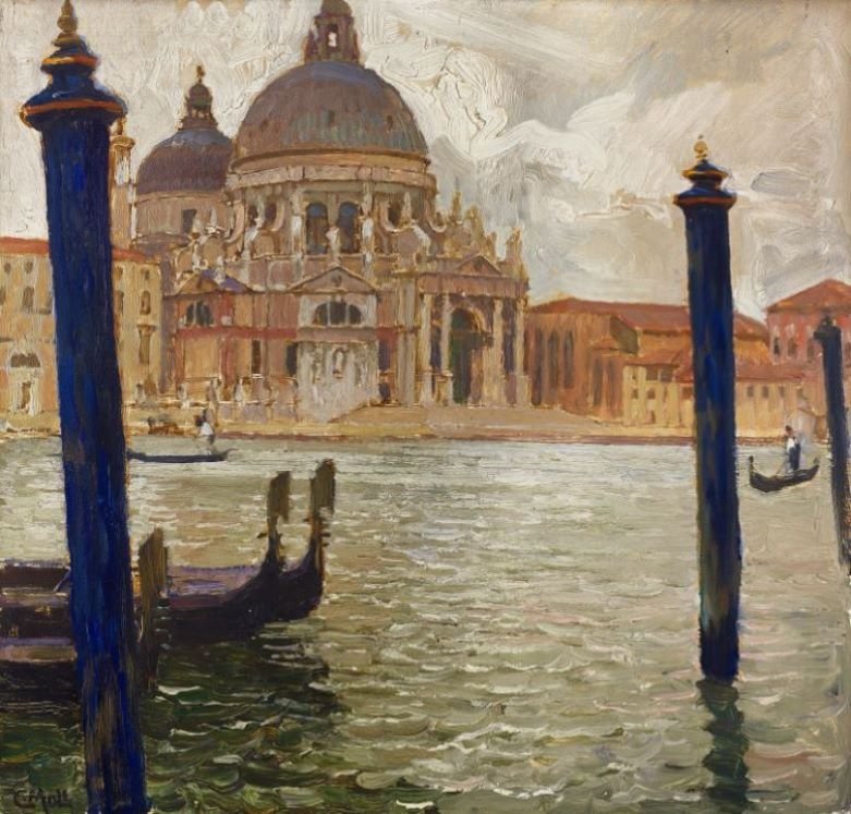 Solve Carl Moll (1861-1945) - Santa Maria Della Salute Viewed from ...