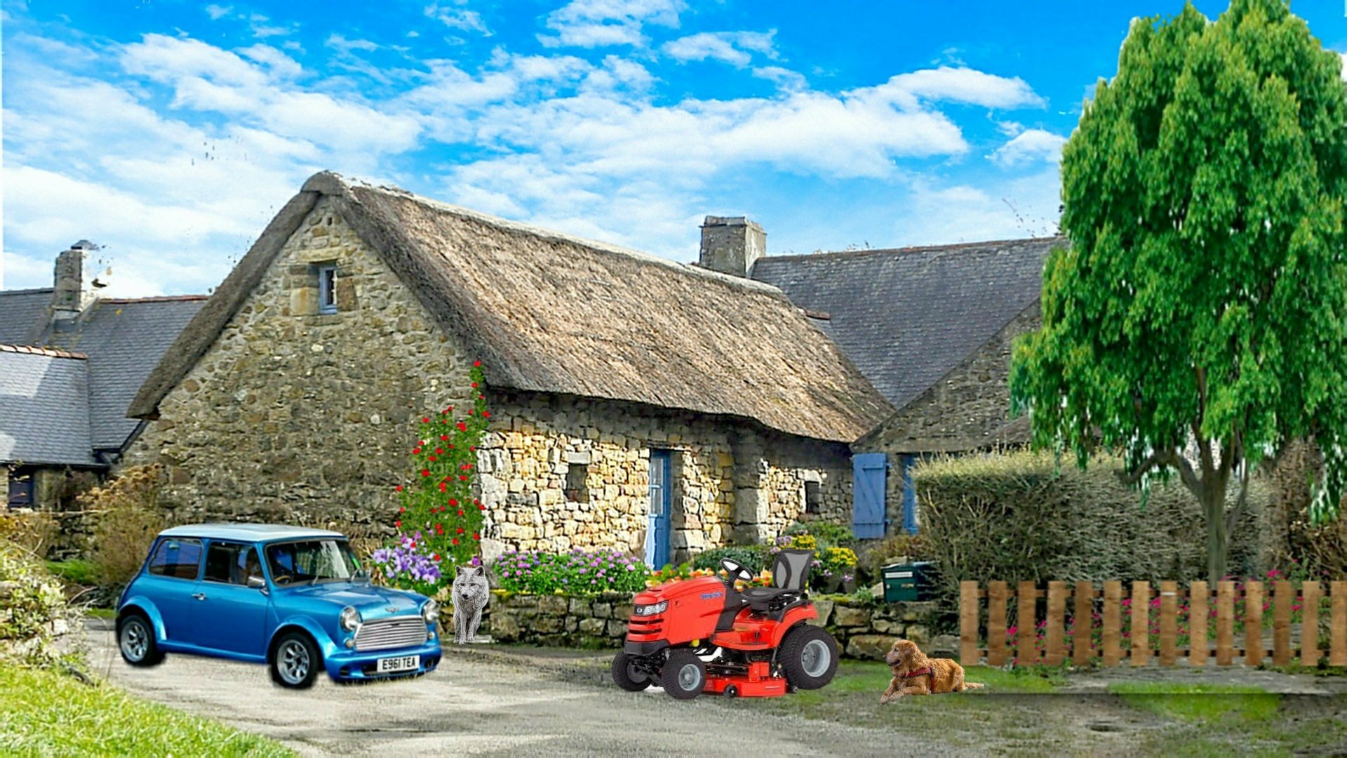 Solve Farm jigsaw puzzle online with 60 pieces