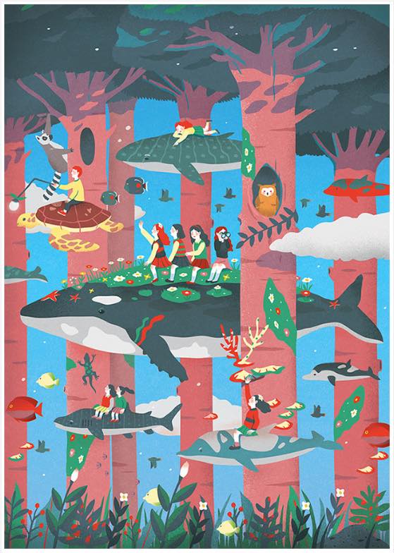 Solve liar, liar by sehee chae jigsaw puzzle online with 130 pieces