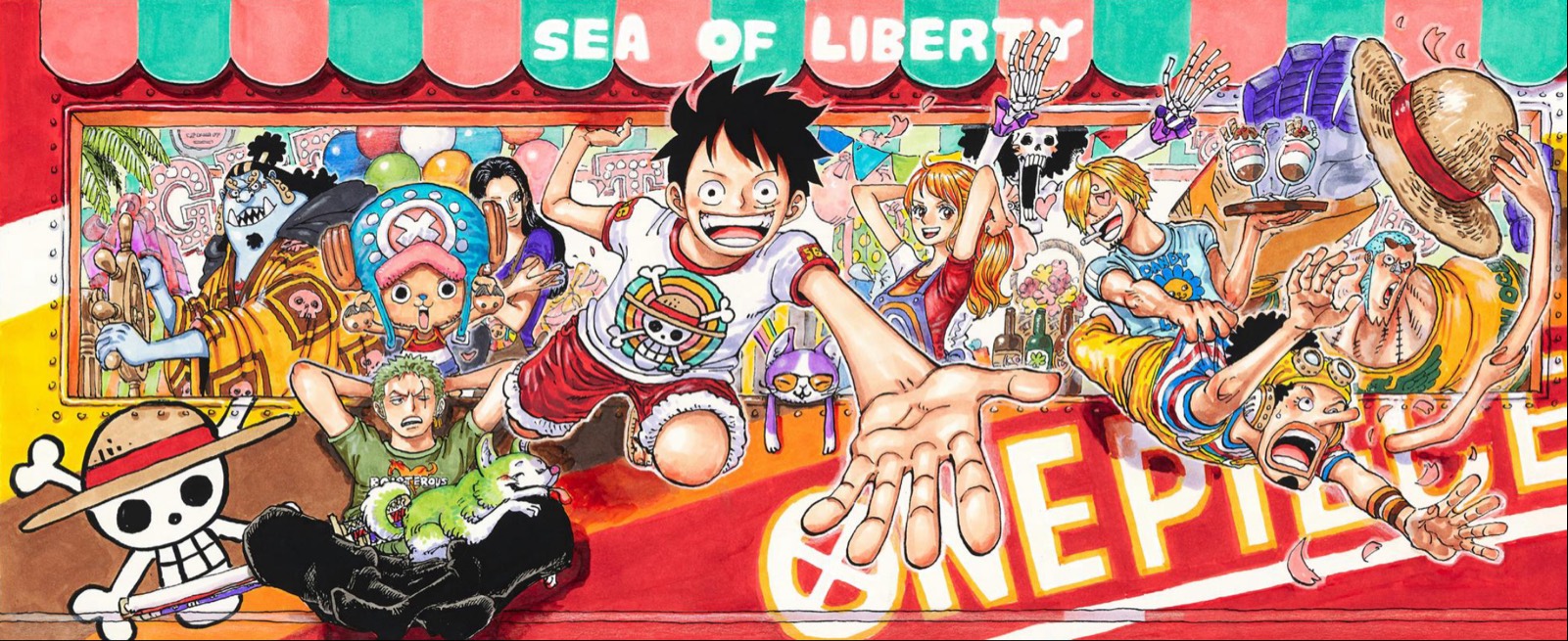 Puzzle | 286 piezas | ONE PIECE sea of liberty | Jigidi
