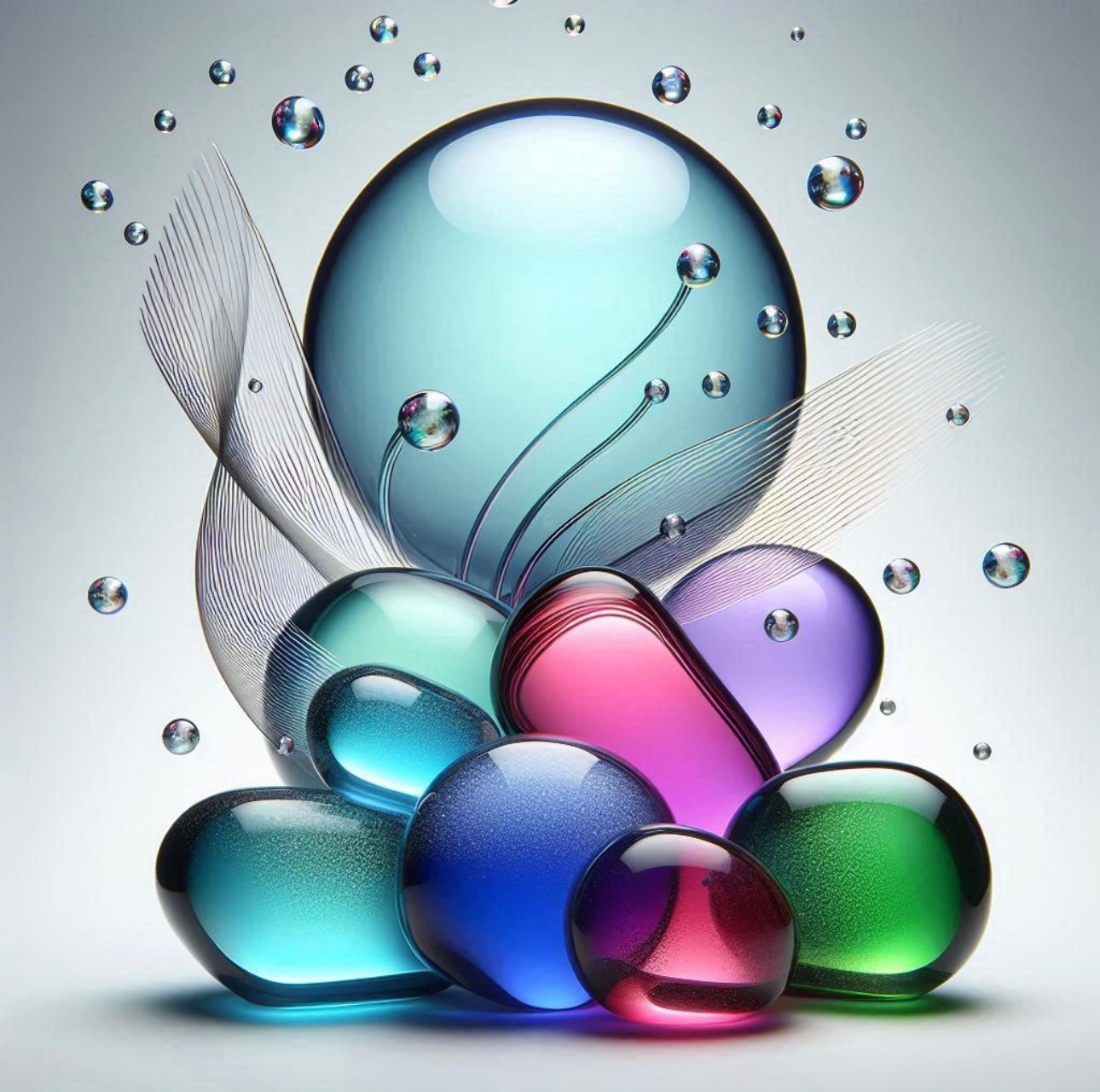 Solve A Bubble's Fins jigsaw puzzle online with 64 pieces