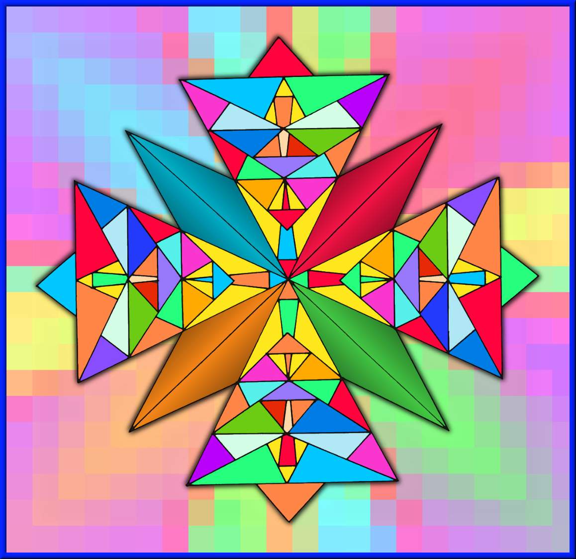 Solve Triangles 30 06 2023 jigsaw puzzle online with 36 pieces