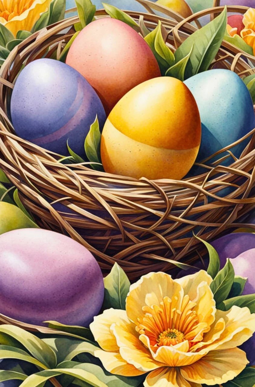 Solve Easter jigsaw puzzle online with 96 pieces