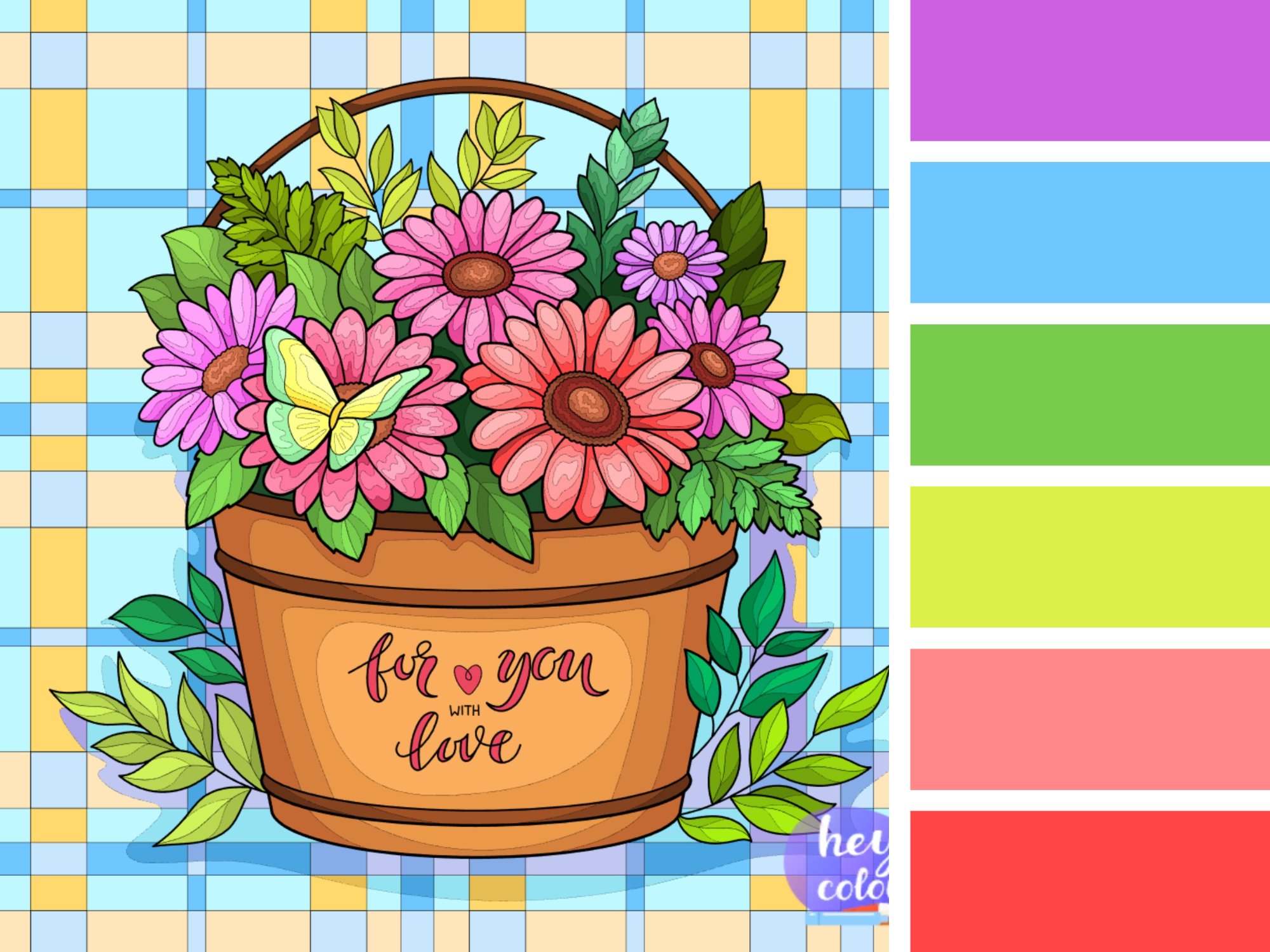 Solve Color Palette 183 jigsaw puzzle online with 252 pieces