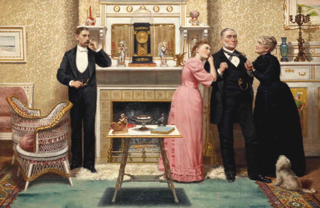 Solve George Wright (American, 19th century), An Anxious Moment (1892 ...