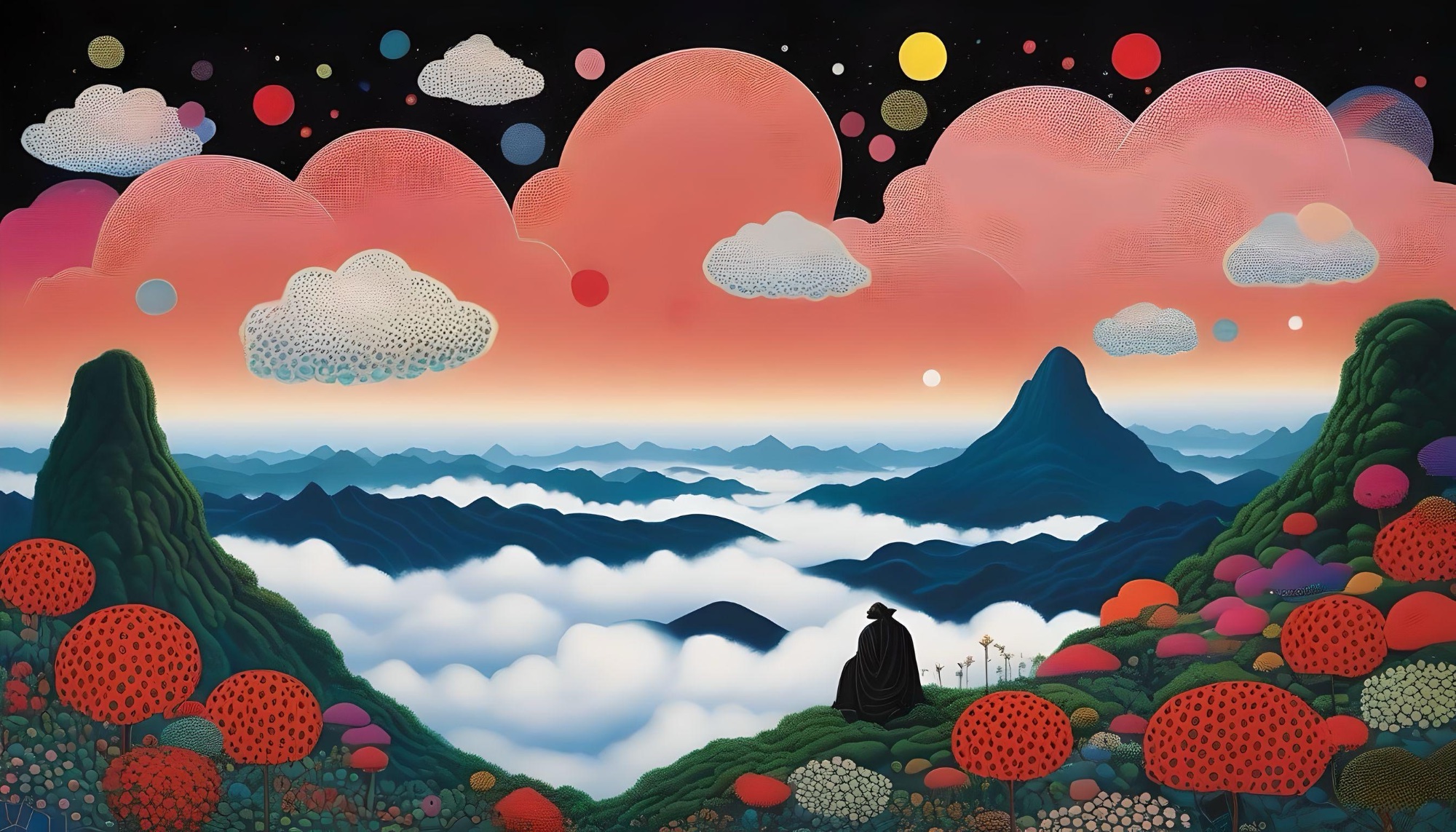 Solve Above the clouds jigsaw puzzle online with 144 pieces