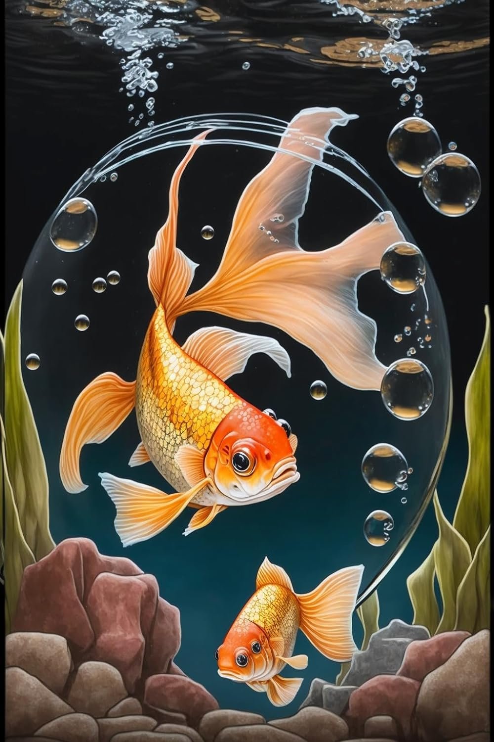Solve Goldfish jigsaw puzzle online with 216 pieces