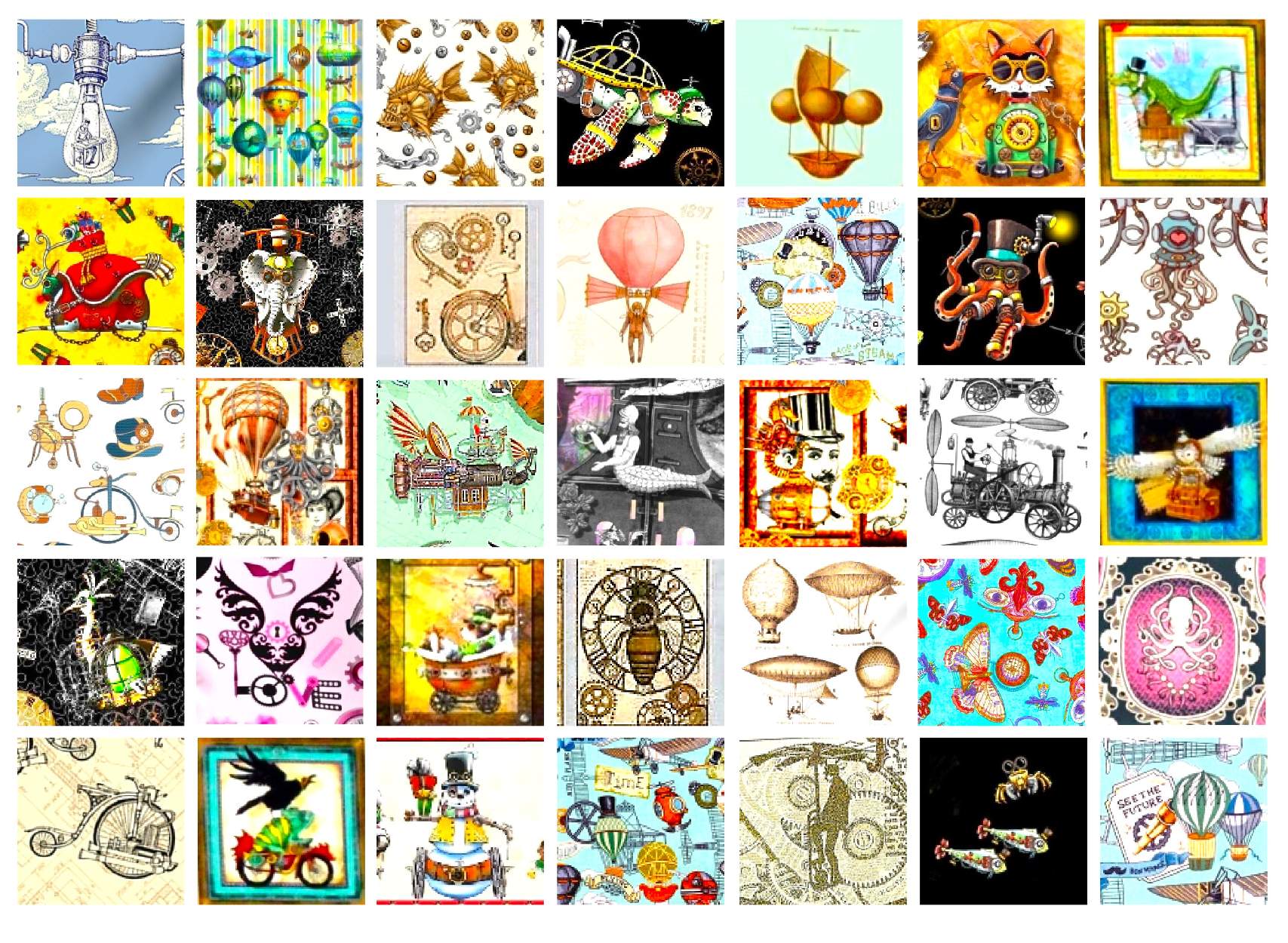 Solve PATCHWORK STEAMPUNK 3 jigsaw puzzle online with 150 pieces