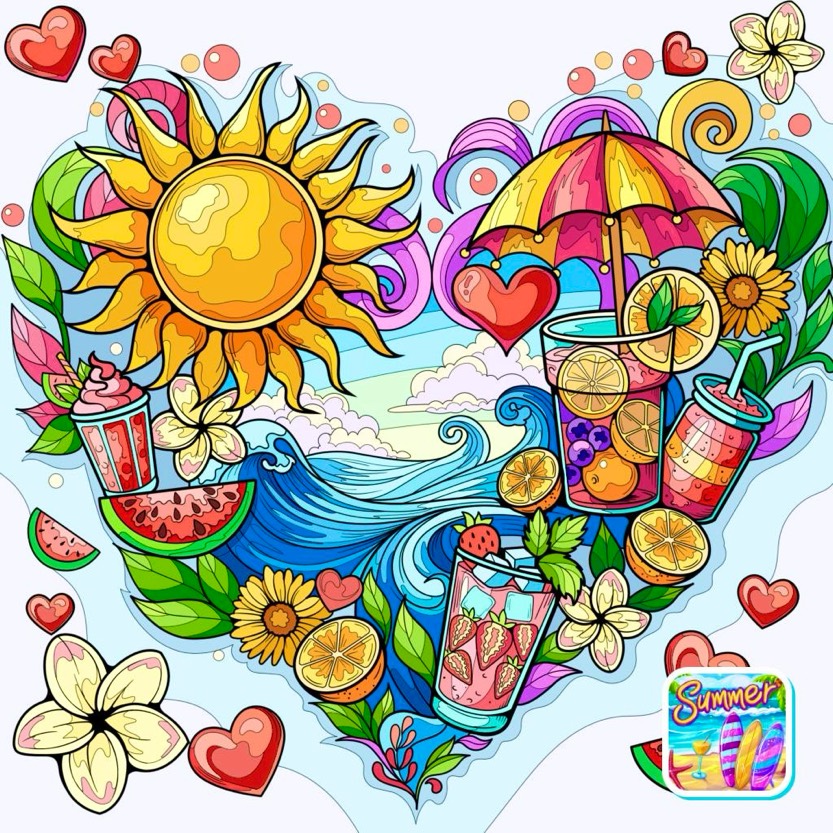 Solve Summer Fun Ending Soon jigsaw puzzle online with 25 pieces