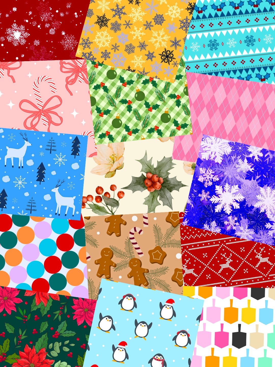 Solve Winter mashup jigsaw puzzle online with 130 pieces