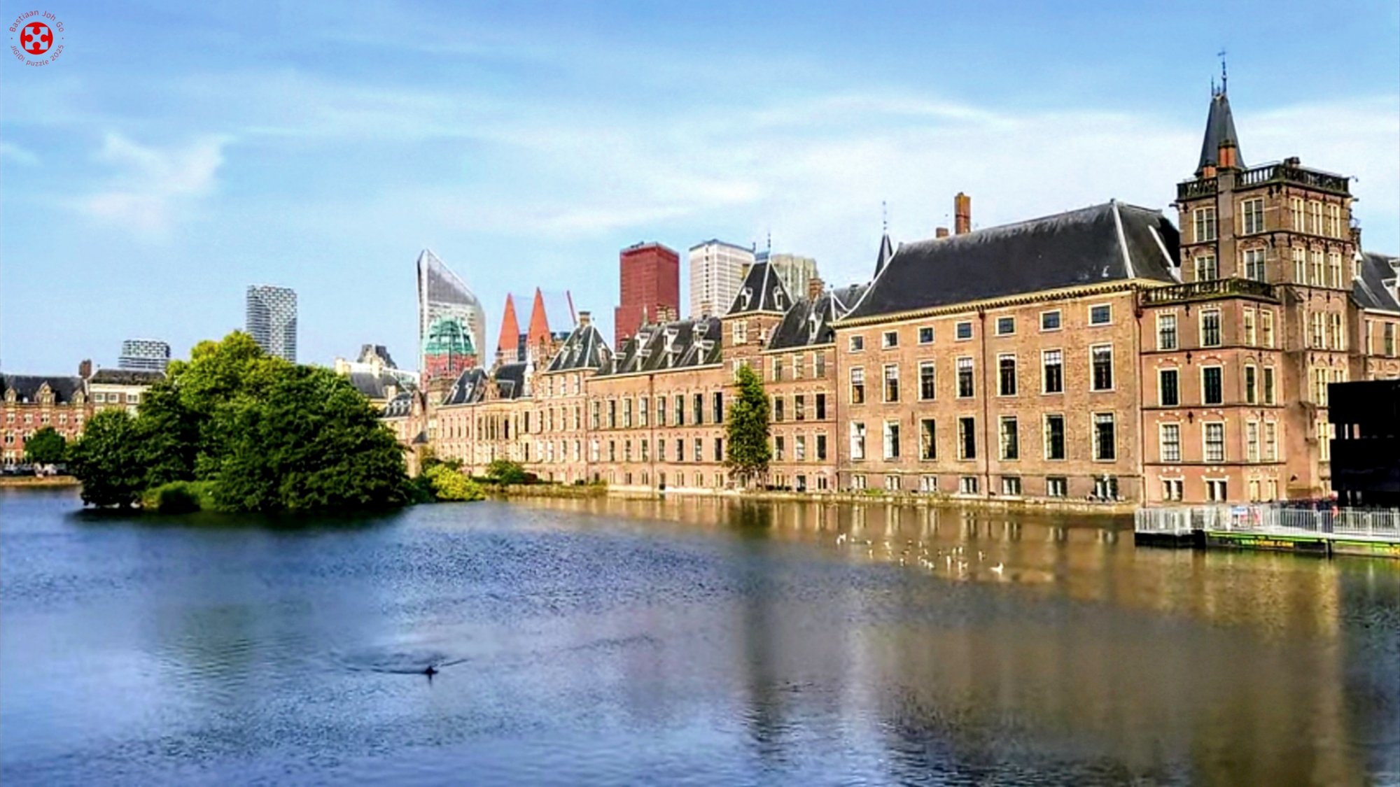 Jigsaw Puzzle | 153 pieces | Binnenhof (Parliament), Den Haag. 🇳🇱 | Jigidi