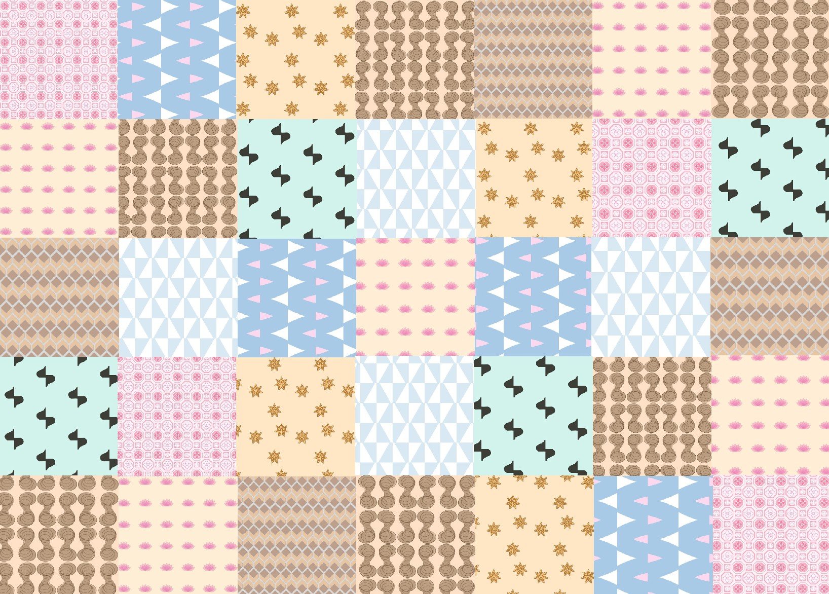 Solve Patterns 35s jigsaw puzzle online with 280 pieces