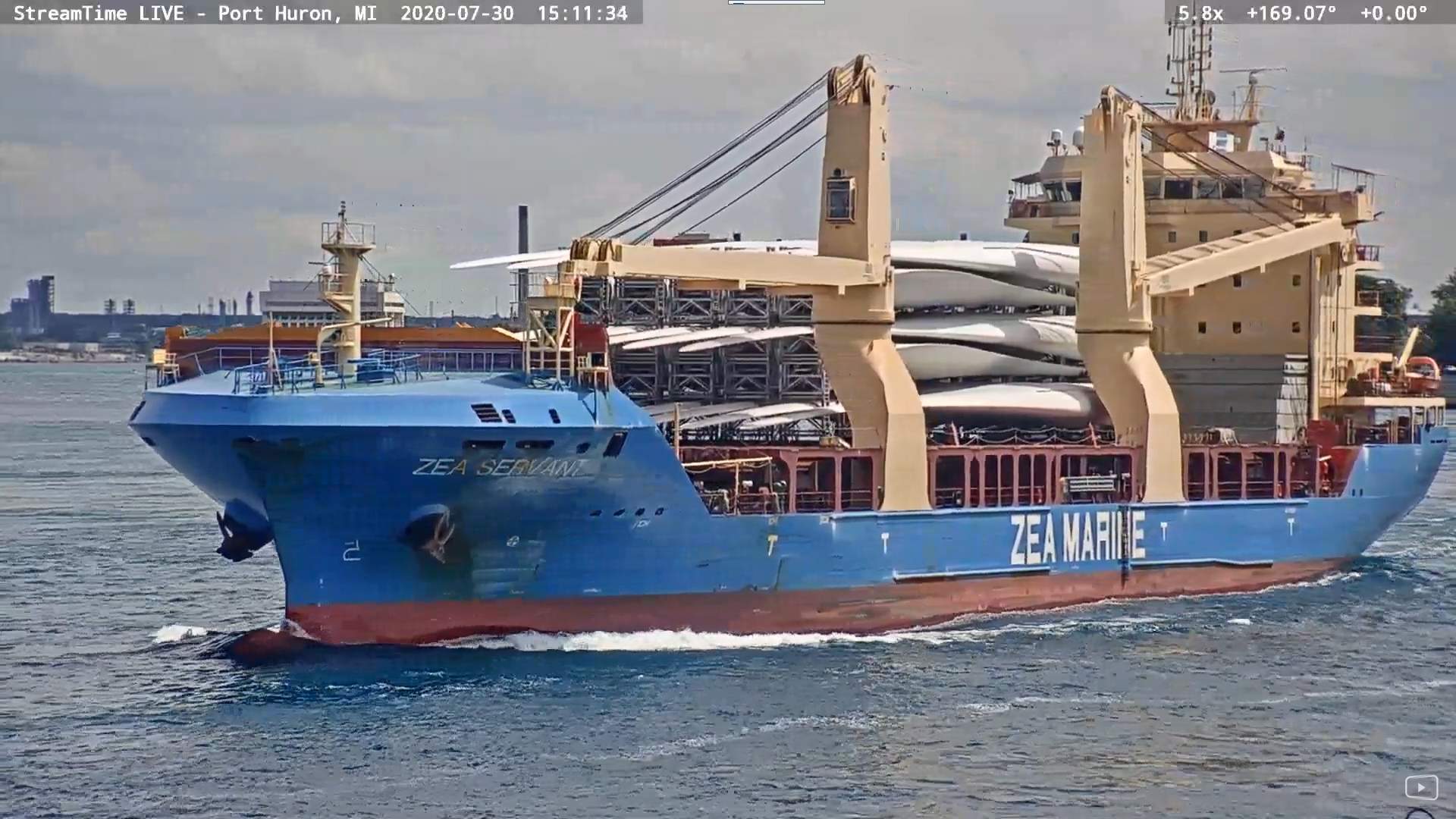 Solve Zea Servant - Ocean-Going Heavy-Lift Freighter - Port Huron, MI ...