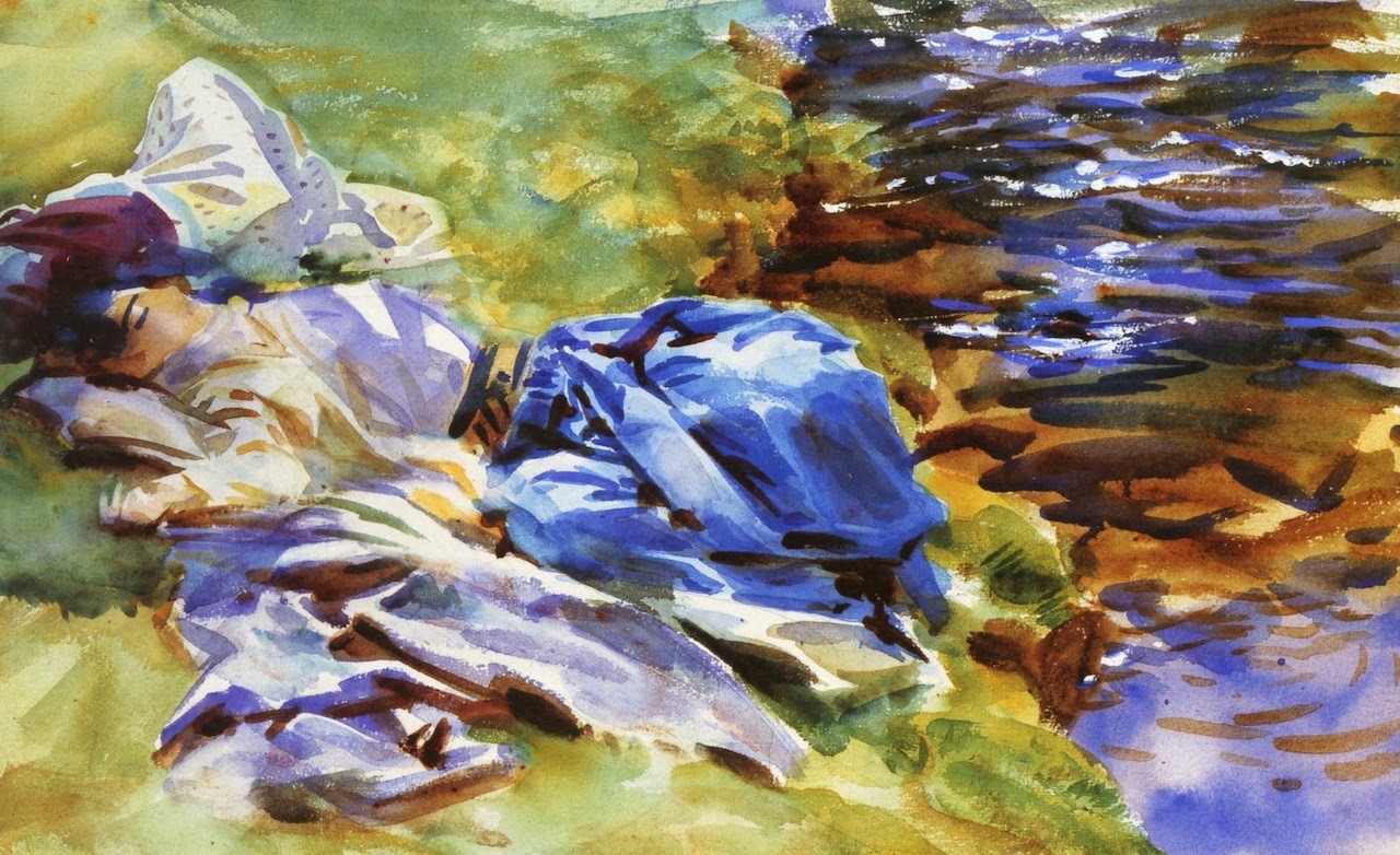 Solve John Singer Sargent - The River Bank jigsaw puzzle online with ...