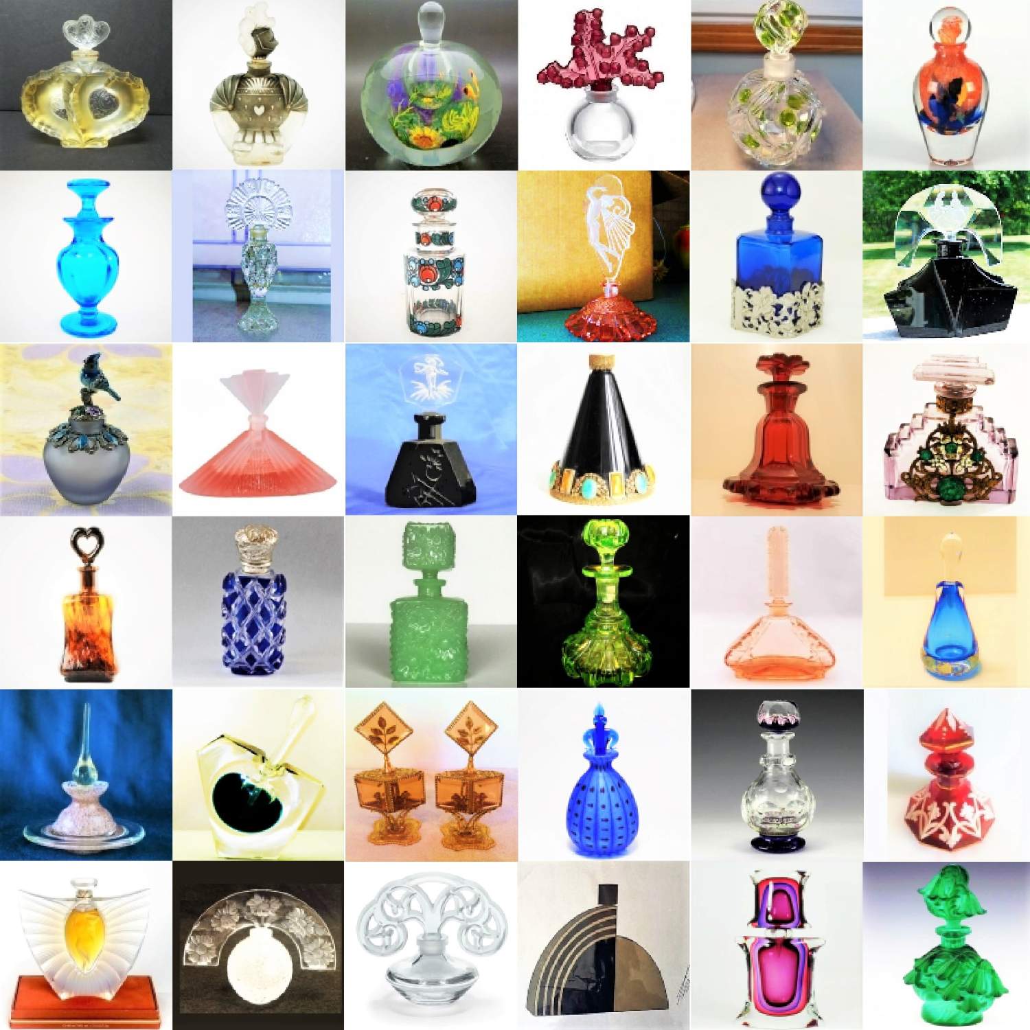 Solve PERFUME BOTTLES 2 jigsaw puzzle online with 256 pieces