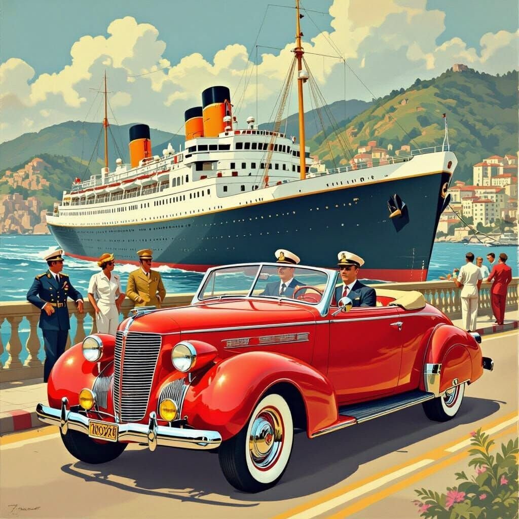 Solve Cruiser Ship jigsaw puzzle online with 121 pieces