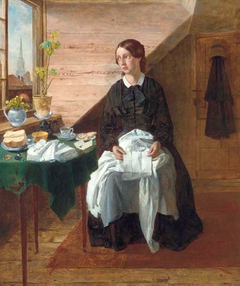 Solve Charles Rossiter (British, active 1852–1890), The Song of the ...