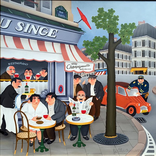 Solve Caffè della Strasse jigsaw puzzle online with 49 pieces