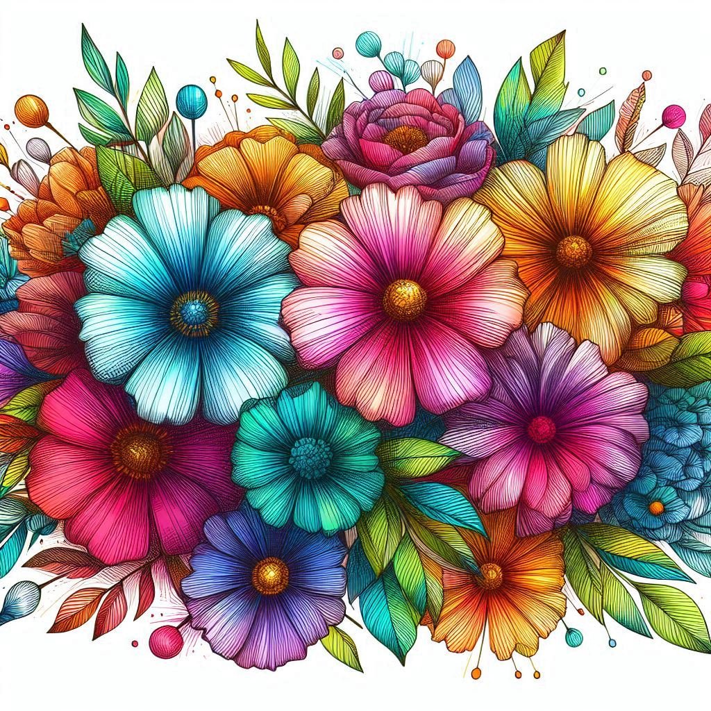Solve Flowers (resizable 9 to 306 pieces) jigsaw puzzle online with 144 ...