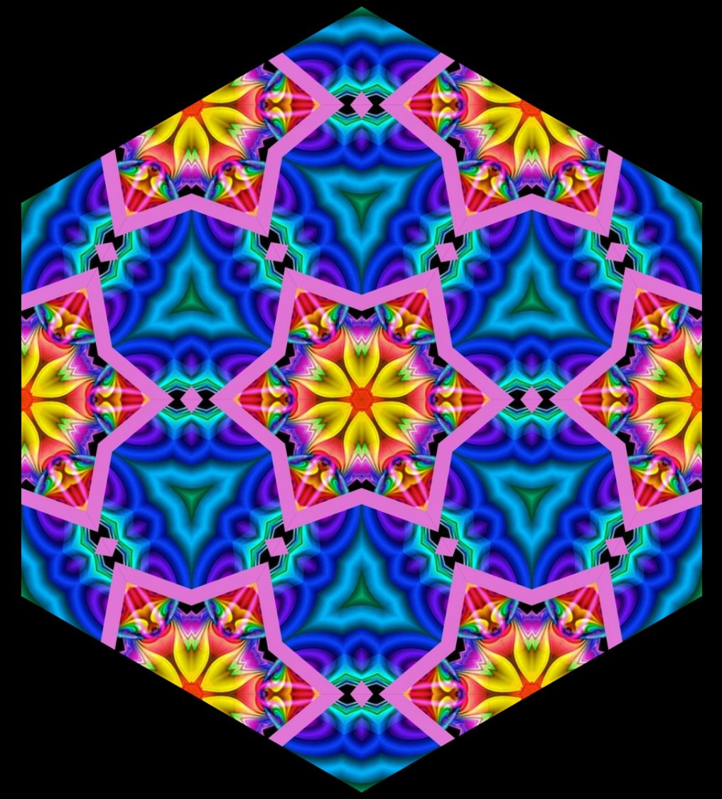 Solve Kaleidoscope jigsaw puzzle online with 25 pieces