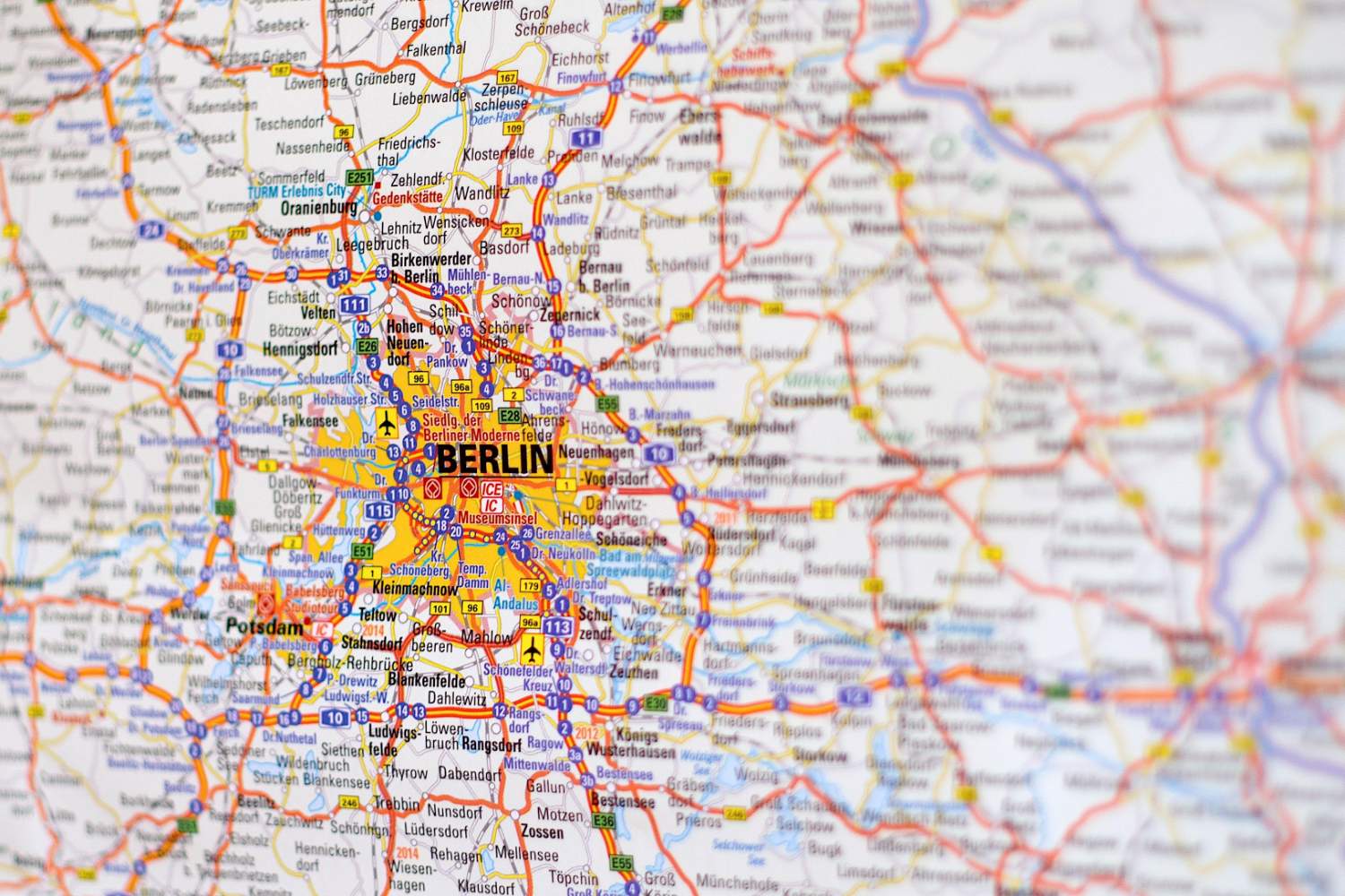 Solve berin germany map jigsaw puzzle online with 54 pieces